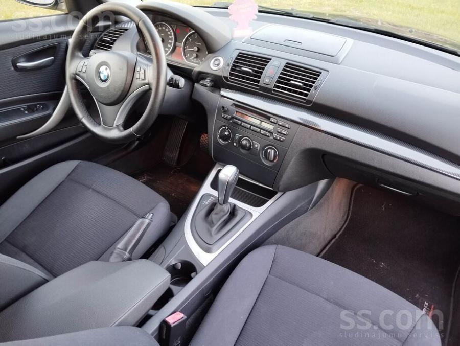 Melns BMW 116 2008 Bauska, ar dzinēja tilpumu 1.60 L un nobraukumu 235 tūkst. km par 3150 €, foto 15 vietnē AUTOMOTO.COM.LV
