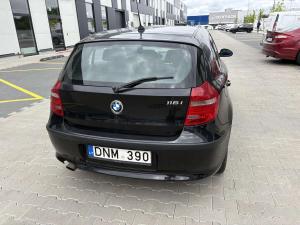 Melns BMW 116 2008 Viļņa, ar dzinēja tilpumu 1.60 L un nobraukumu 123 tūkst. km par 1900 €, foto 7 vietnē AUTOMOTO.COM.LV