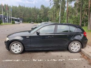 Black BMW 116 2008 in Vilnius, with an engine capacity of 1.60 L and mileage of 219 thousand km for 2700 €, photo  on AUTOMOTO.COM.LV