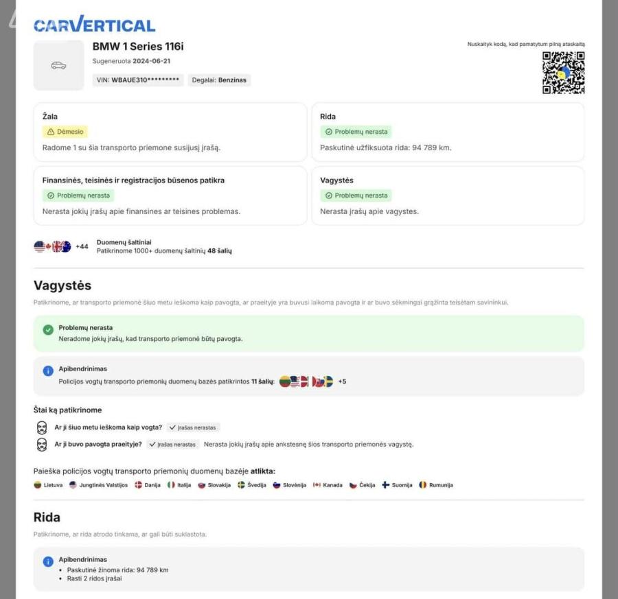 Черный БМВ 116 2009 в Каунас, объемом двигателя 1.60 л и пробегом 146 тыс. км за 4199 €, фото 22 на AUTOMOTO.COM.LV