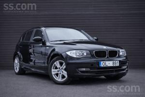 Black BMW 116 2009 in Riga, with an engine capacity of 1.60 L and mileage of 187 thousand km for 4790 €, photo 3 on AUTOMOTO.COM.LV