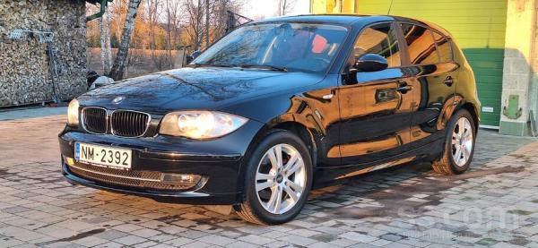 Black BMW 116 2009 in Jelgava, with an engine capacity of 1.60 L and mileage of 151 thousand km for 3299 €, photo 1 on AUTOMOTO.COM.LV