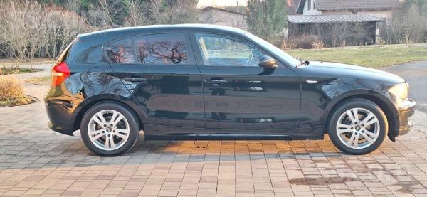 Black BMW 116 2009 in Jelgava, with an engine capacity of 1.60 L and mileage of 151 thousand km for 3299 €, photo 7 on AUTOMOTO.COM.LV