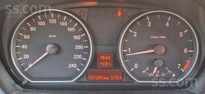 Black BMW 116 2009 in Jelgava, with an engine capacity of 1.60 L and mileage of 151 thousand km for 3299 €, photo 20 on AUTOMOTO.COM.LV