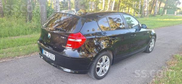 Черный БМВ 116 2009 в Елгава, объемом двигателя 1.60 л и пробегом 151 тыс. км за 3299 €, фото 7 на AUTOMOTO.COM.LV