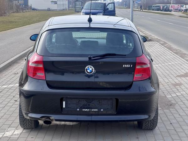 Melns BMW 116 2009 Kretinga, ar dzinēja tilpumu 2.00 L un nobraukumu 160 tūkst. km par 3500 €, foto 7 vietnē AUTOMOTO.COM.LV