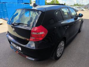 Black BMW 116 2009 in Taurage, with an engine capacity of 2.00 L and mileage of 183 thousand km for 1900 €, photo 6 on AUTOMOTO.COM.LV
