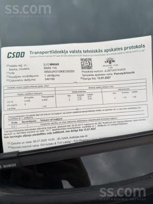 Черный БМВ 116 2009 в Елгава, объемом двигателя 2.00 л и пробегом 346 тыс. км за 2100 €, фото 9 на AUTOMOTO.COM.LV