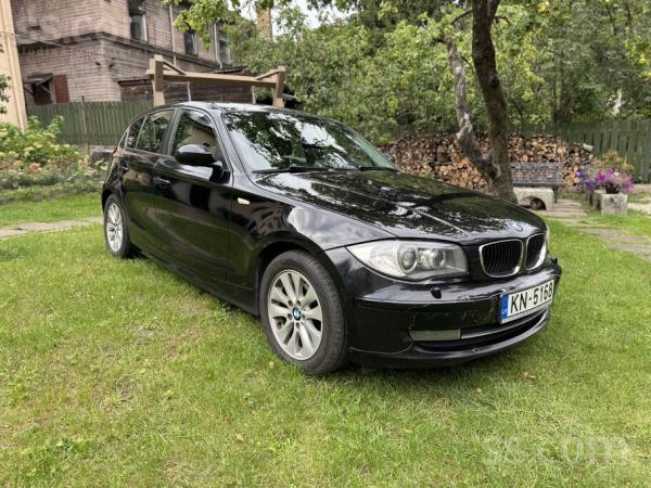 Black BMW 116 2009 in Valmiera, with an engine capacity of 2.00 L and mileage of 0 thousand km for 2300 €, photo 1 on AUTOMOTO.COM.LV
