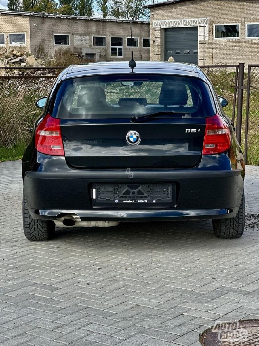 Melns BMW 116 2009 Kretinga, ar dzinēja tilpumu 1.60 L un nobraukumu 160 tūkst. km par 3350 €, foto 8 vietnē AUTOMOTO.COM.LV