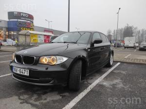 Black BMW 116 2010 in Riga, with an engine capacity of 2.00 L and mileage of 213 thousand km for 5000 €, photo 7 on AUTOMOTO.COM.LV