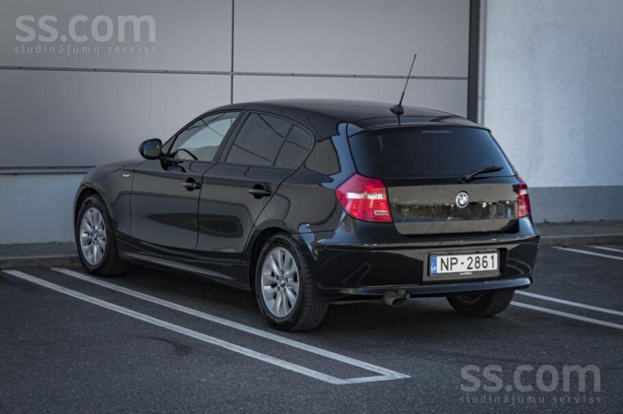 Black BMW 116 2010 in Riga, with an engine capacity of 2.00 L and mileage of 0 thousand km for 3500 €, photo 7 on AUTOMOTO.COM.LV