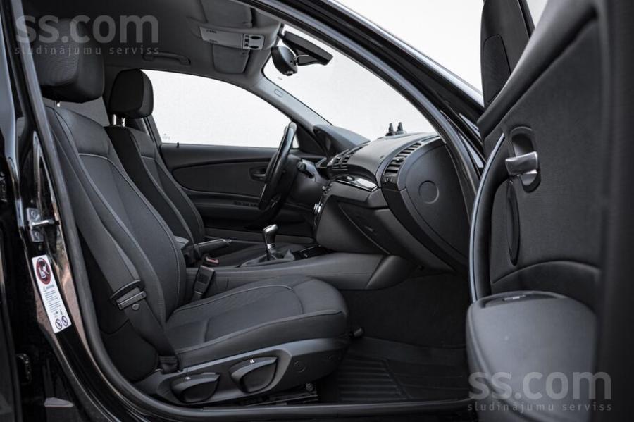 Black BMW 116 2010 in Riga, with an engine capacity of 2.00 L and mileage of 0 thousand km for 3500 €, photo 9 on AUTOMOTO.COM.LV
