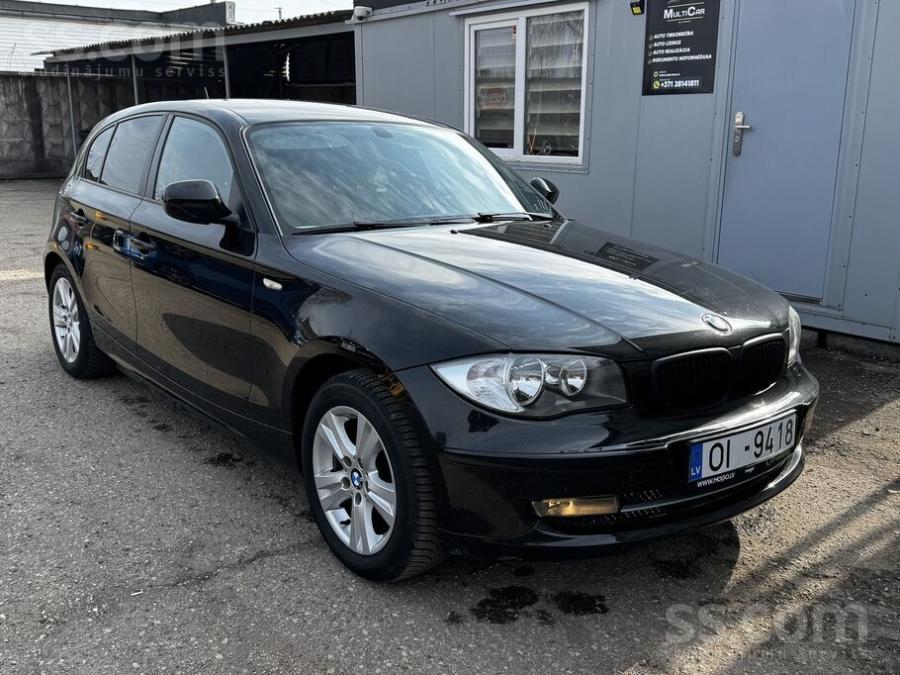 Black BMW 116 2010 in Daugavpils, with an engine capacity of 2.00 L and mileage of 0 thousand km for 4690 €, photo 1 on AUTOMOTO.COM.LV