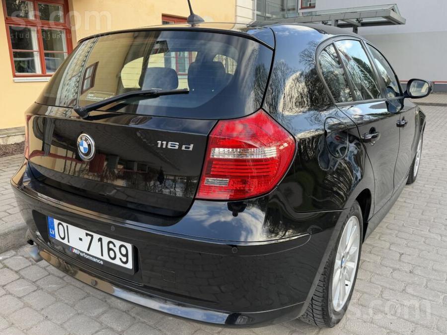 Melns BMW 116 2010 Rīga, ar dzinēja tilpumu 2.00 L un nobraukumu 281 tūkst. km par 4200 €, foto 9 vietnē AUTOMOTO.COM.LV