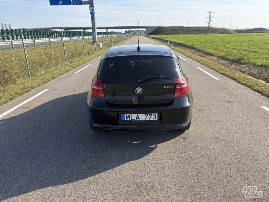 Melns BMW 116 2010 Kauņa, ar dzinēja tilpumu 2.00 L un nobraukumu 325 tūkst. km par 3200 €, foto 7 vietnē AUTOMOTO.COM.LV