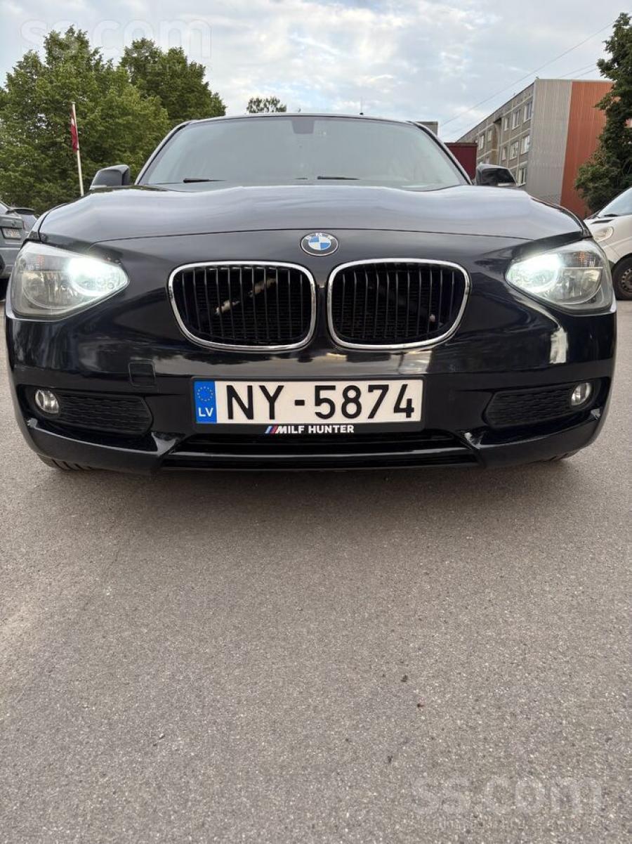 Melns BMW 116 2011 Rīga, ar dzinēja tilpumu 2.00 L un nobraukumu 327 tūkst. km par 5095 €, foto 1 vietnē AUTOMOTO.COM.LV