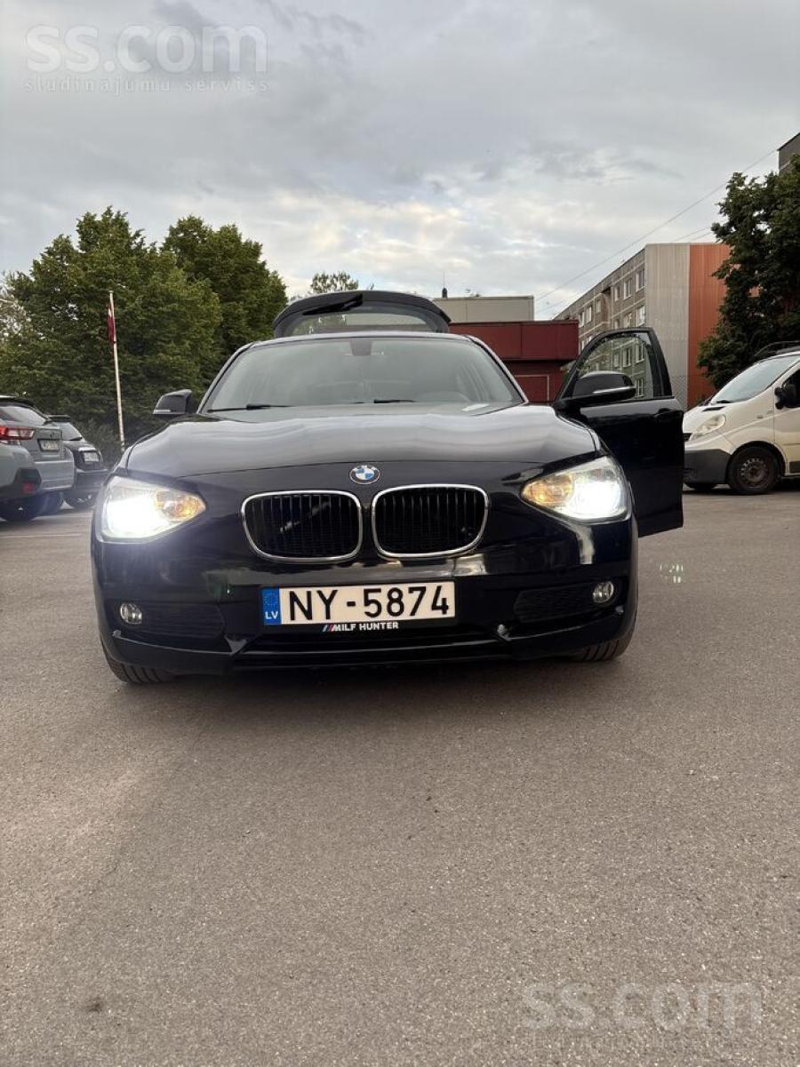 Melns BMW 116 2011 Rīga, ar dzinēja tilpumu 2.00 L un nobraukumu 327 tūkst. km par 5095 €, foto 4 vietnē AUTOMOTO.COM.LV