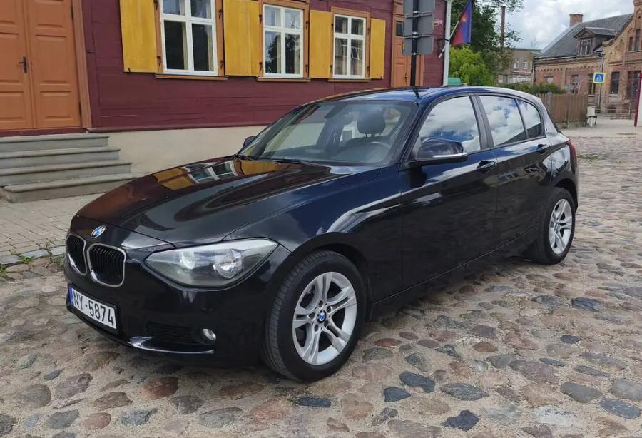 Melns BMW 116 2011 Jelgava, ar dzinēja tilpumu 2.00 L un nobraukumu 328 tūkst. km par 4390 €, foto 1 vietnē AUTOMOTO.COM.LV