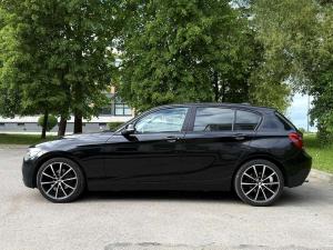 Black BMW 116 2011 in Jonava, with an engine capacity of 2.00 L and mileage of 300 thousand km for 3900 €, photo 4 on AUTOMOTO.COM.LV