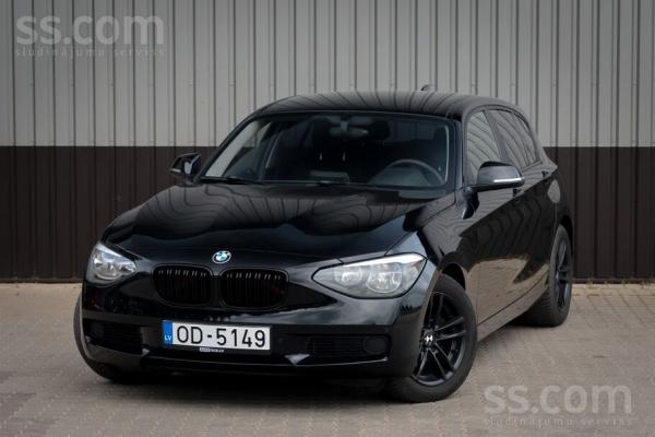 Black BMW 116 2012 in Talsi, with an engine capacity of 2.00 L and mileage of 274 thousand km for 6690 €, photo 3 on AUTOMOTO.COM.LV