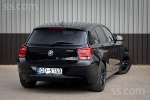 Black BMW 116 2012 in Talsi, with an engine capacity of 2.00 L and mileage of 274 thousand km for 6690 €, photo 7 on AUTOMOTO.COM.LV