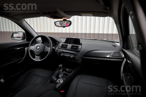 Black BMW 116 2012 in Talsi, with an engine capacity of 2.00 L and mileage of 274 thousand km for 6690 €, photo 8 on AUTOMOTO.COM.LV