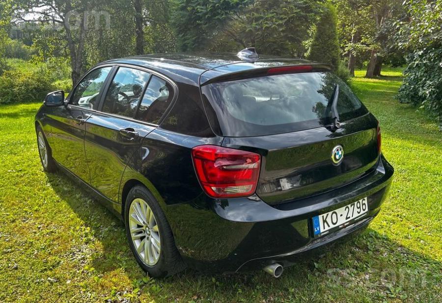 Melns BMW 116 2012 Rīga, ar dzinēja tilpumu 2.00 L un nobraukumu 299 tūkst. km par 4500 €, foto 3 vietnē AUTOMOTO.COM.LV