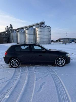 Black BMW 116 2012 in Pasvalys, with an engine capacity of 2.00 L and mileage of 108 thousand km for 7450 €, photo 7 on AUTOMOTO.COM.LV