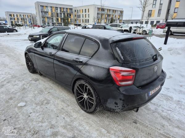 Black BMW 116 2012 in Klaipeda, with an engine capacity of 1.60 L and mileage of 190 thousand km for 5650 €, photo 6 on AUTOMOTO.COM.LV