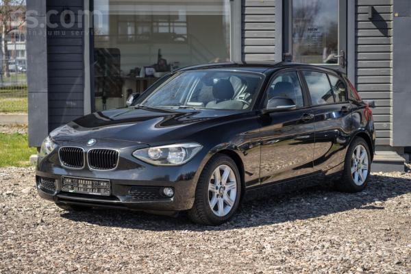 Black BMW 116 2012 in Liepaja, with an engine capacity of 1.60 L and mileage of 306 thousand km for 5900 €, photo 3 on AUTOMOTO.COM.LV