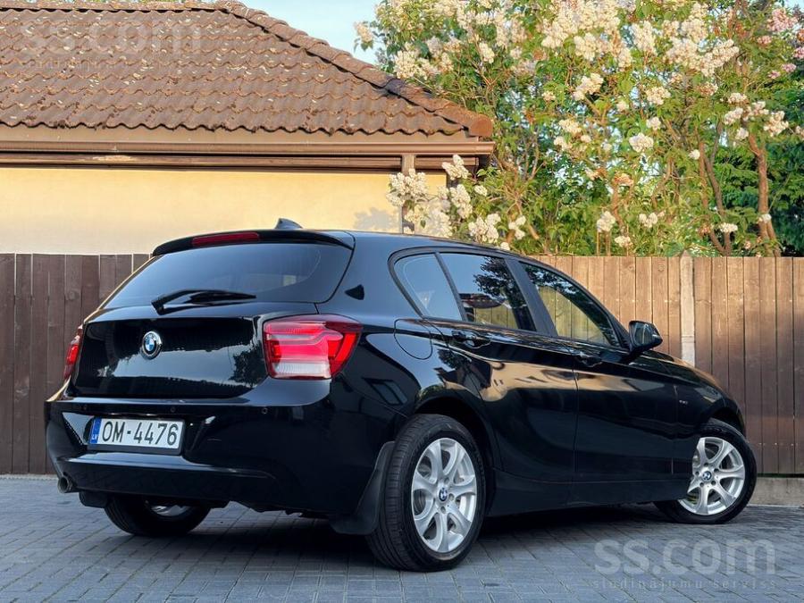 Melns BMW 116 2012 Daugavpils, ar dzinēja tilpumu 2.00 L un nobraukumu 258 tūkst. km par 8750 €, foto 6 vietnē AUTOMOTO.COM.LV