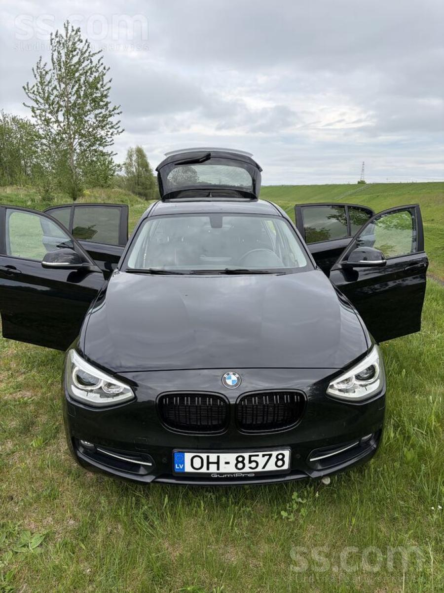 Melns BMW 116 2012 Rīga, ar dzinēja tilpumu 1.60 L un nobraukumu 200 tūkst. km par 6800 €, foto 1 vietnē AUTOMOTO.COM.LV