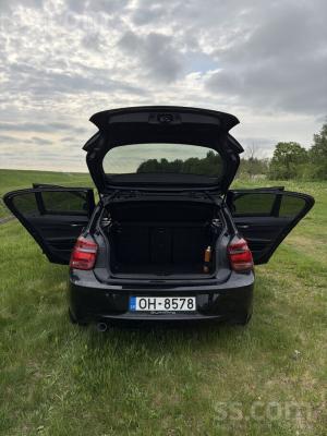 Melns BMW 116 2012 Rīga, ar dzinēja tilpumu 1.60 L un nobraukumu 200 tūkst. km par 6800 €, foto 3 vietnē AUTOMOTO.COM.LV