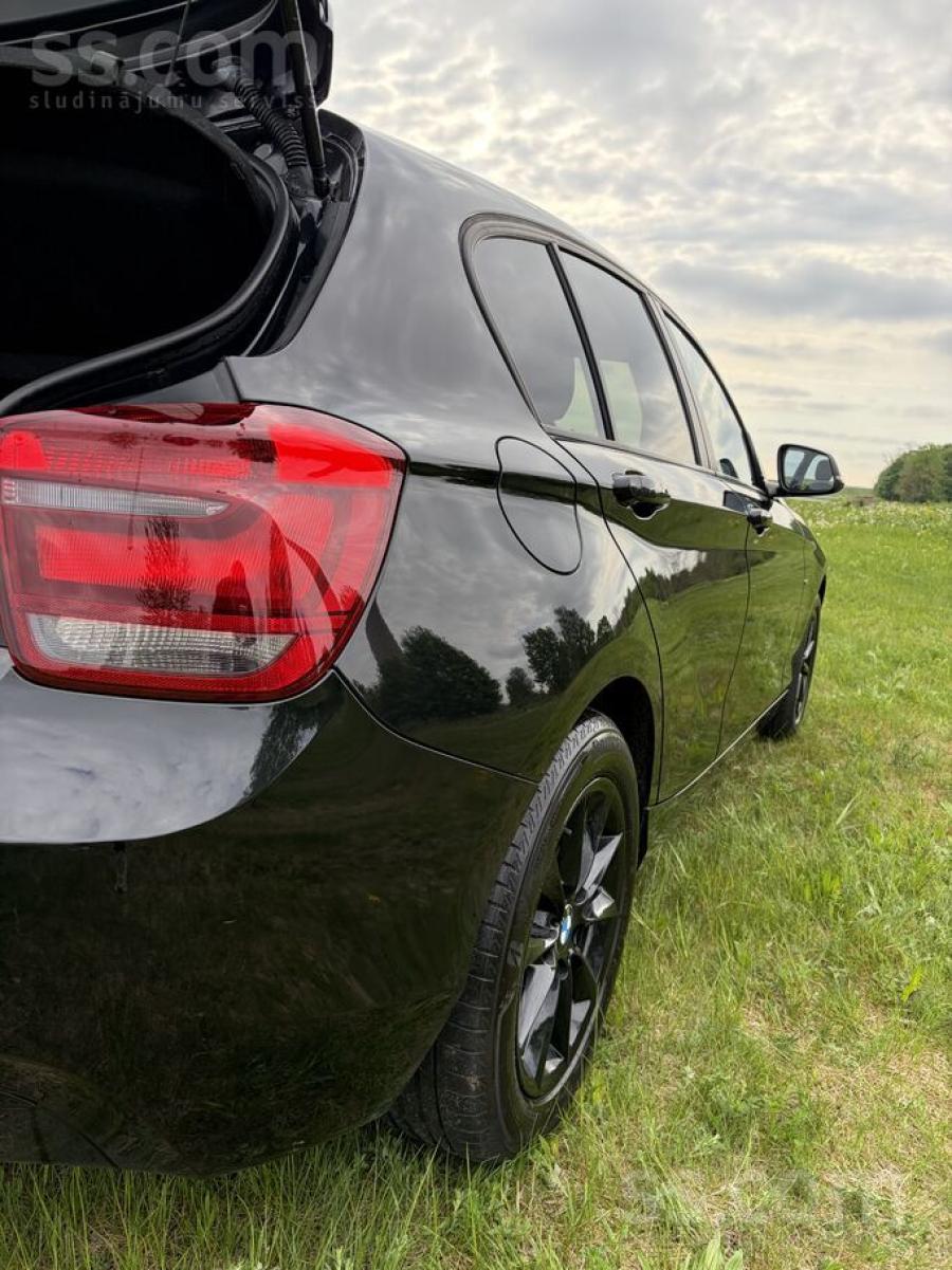 Melns BMW 116 2012 Rīga, ar dzinēja tilpumu 1.60 L un nobraukumu 200 tūkst. km par 6800 €, foto 9 vietnē AUTOMOTO.COM.LV