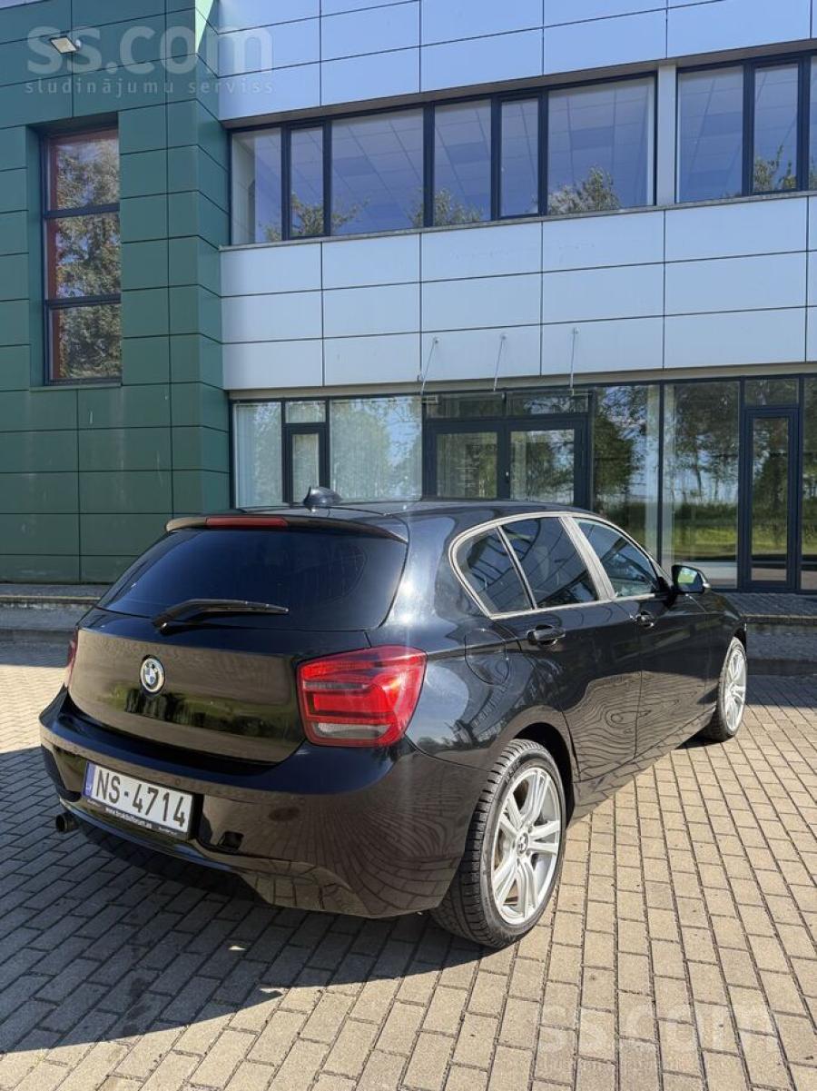 Melns BMW 116 2012 Rīga, ar dzinēja tilpumu 1.60 L un nobraukumu 285 tūkst. km par 6099 €, foto 6 vietnē AUTOMOTO.COM.LV