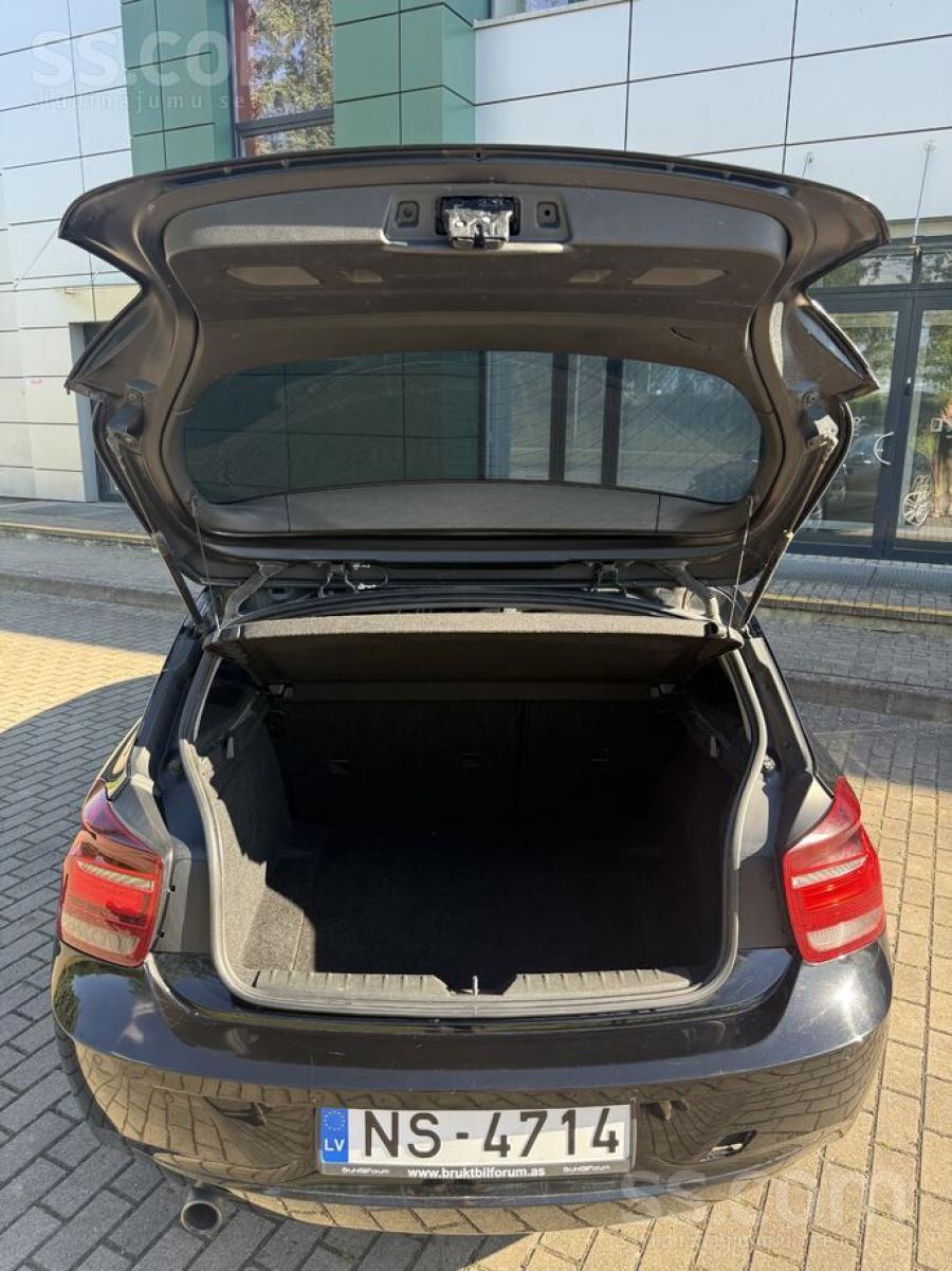 Melns BMW 116 2012 Rīga, ar dzinēja tilpumu 1.60 L un nobraukumu 285 tūkst. km par 6099 €, foto 8 vietnē AUTOMOTO.COM.LV