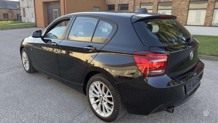 Черный БМВ 116 2012 в Паневежис, объемом двигателя 2.00 л и пробегом 280 тыс. км за 4900 €, фото 16 на AUTOMOTO.COM.LV