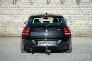 Black BMW 116 2012 in Liepaja, with an engine capacity of 1.60 L and mileage of 307 thousand km for 5900 €, photo 6 on AUTOMOTO.COM.LV