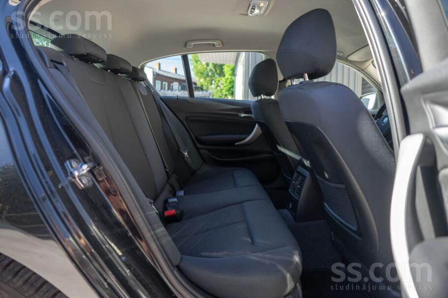 Black BMW 116 2012 in Liepaja, with an engine capacity of 1.60 L and mileage of 307 thousand km for 5900 €, photo 13 on AUTOMOTO.COM.LV