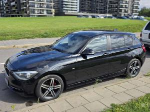 Black BMW 116 2012 in Vilnius, with an engine capacity of 2.00 L and mileage of 151 thousand km for 2000 €, photo 6 on AUTOMOTO.COM.LV
