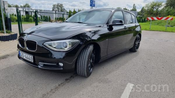 Melns BMW 116 2012 Rīga, ar dzinēja tilpumu 1.60 L un nobraukumu 225 tūkst. km par 5800 €, foto 5 vietnē AUTOMOTO.COM.LV