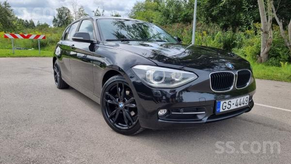 Melns BMW 116 2012 Rīga, ar dzinēja tilpumu 1.60 L un nobraukumu 225 tūkst. km par 5800 €, foto 7 vietnē AUTOMOTO.COM.LV