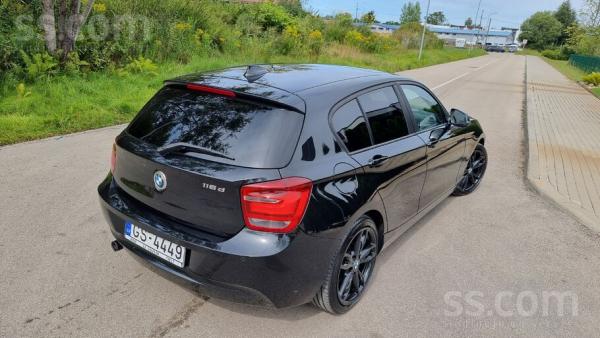 Melns BMW 116 2012 Rīga, ar dzinēja tilpumu 1.60 L un nobraukumu 225 tūkst. km par 5800 €, foto 10 vietnē AUTOMOTO.COM.LV
