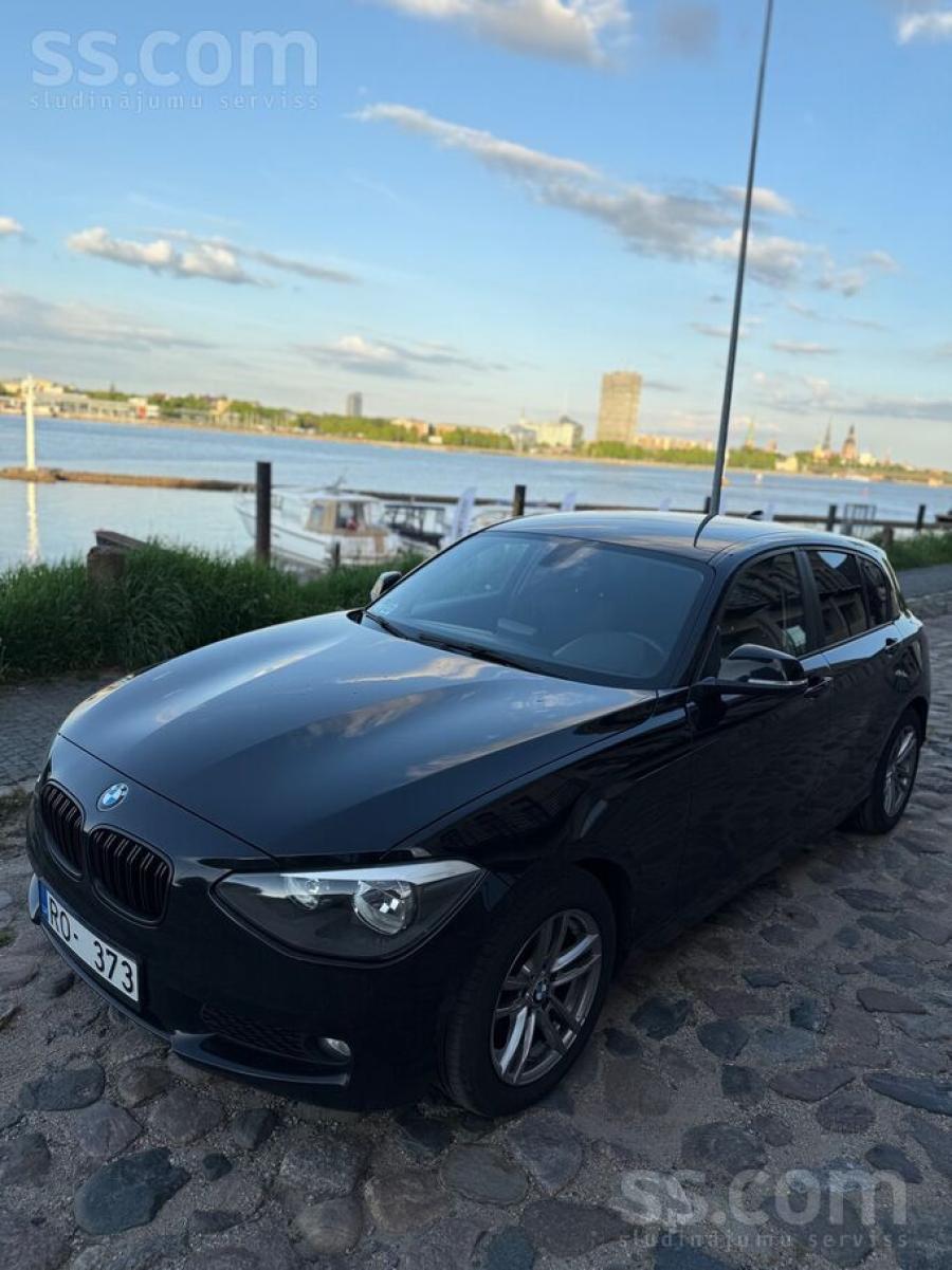 Melns BMW 116 2013 Rīga, ar dzinēja tilpumu 1.60 L un nobraukumu 270 tūkst. km par 7000 €, foto 1 vietnē AUTOMOTO.COM.LV