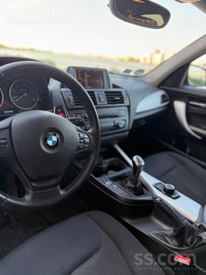 Melns BMW 116 2013 Rīga, ar dzinēja tilpumu 1.60 L un nobraukumu 270 tūkst. km par 7000 €, foto 7 vietnē AUTOMOTO.COM.LV