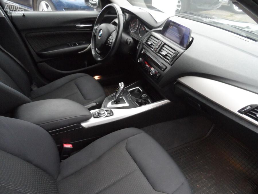 Black BMW 116 2013 in Klaipeda, with an engine capacity of 2.00 L and mileage of 200 thousand km for 6990 €, photo 12 on AUTOMOTO.COM.LV