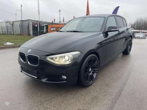 Melns BMW 116 2013 Kauņa, ar dzinēja tilpumu 2.00 L un nobraukumu 2268 tūkst. km par 5950 €, foto  vietnē AUTOMOTO.COM.LV