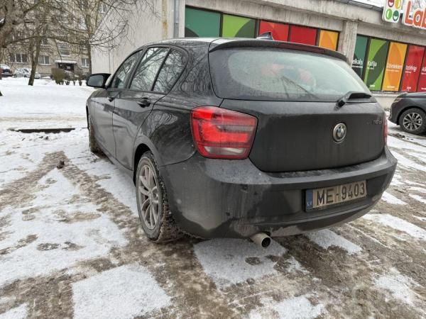 Melns BMW 116 2013 Rīga, ar dzinēja tilpumu 2.00 L un nobraukumu 220 tūkst. km par 4590 €, foto 7 vietnē AUTOMOTO.COM.LV