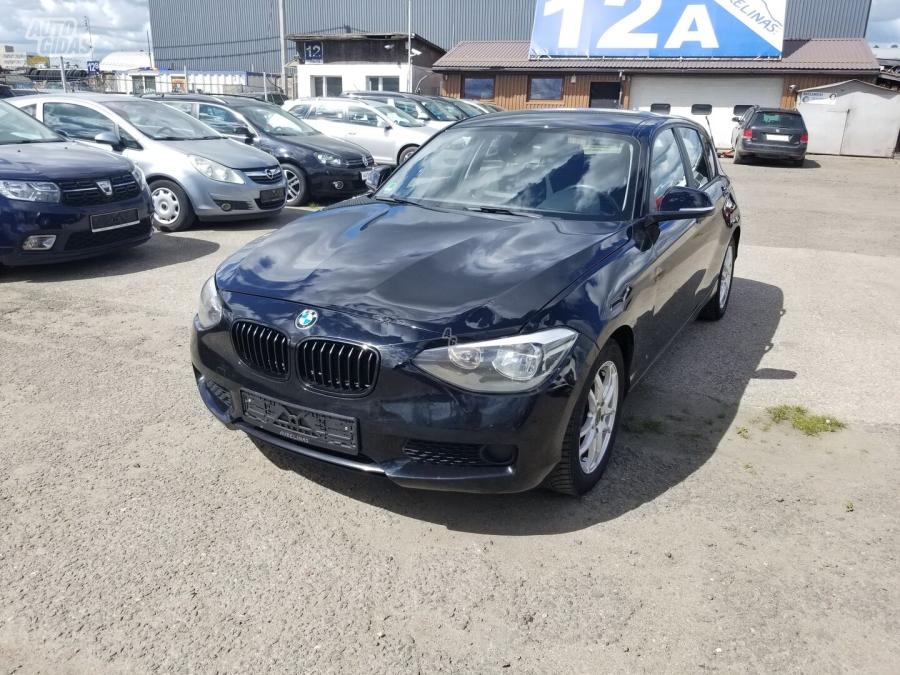 Melns BMW 116 2013 Kauņa, ar dzinēja tilpumu 1.60 L un nobraukumu 155 tūkst. km par 3750 €, foto 1 vietnē AUTOMOTO.COM.LV